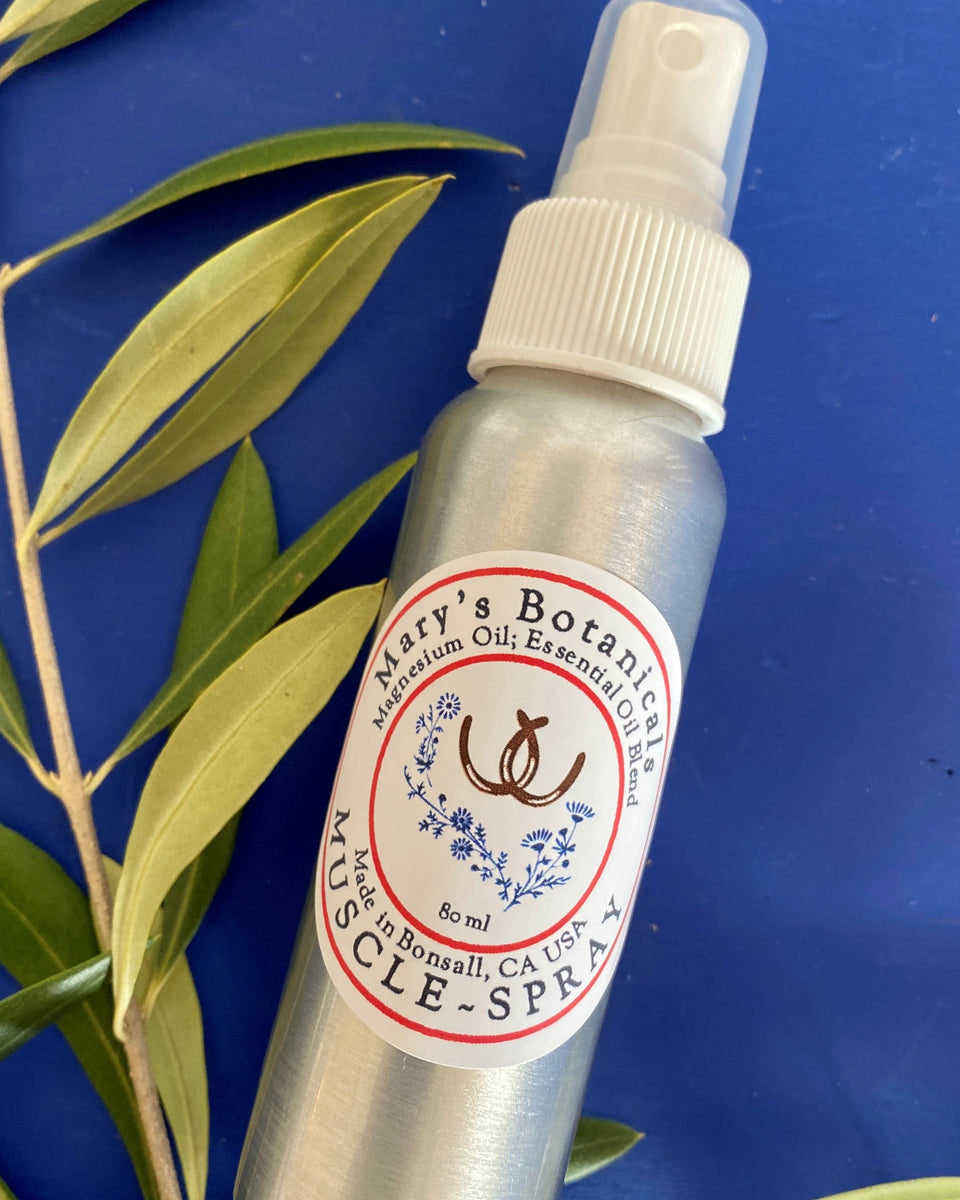 Muscle Spray 2 oz – Mary's Botanicals, LLC